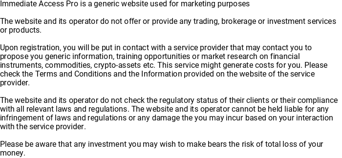 Immediate Access Login - 公式サイト【2024】